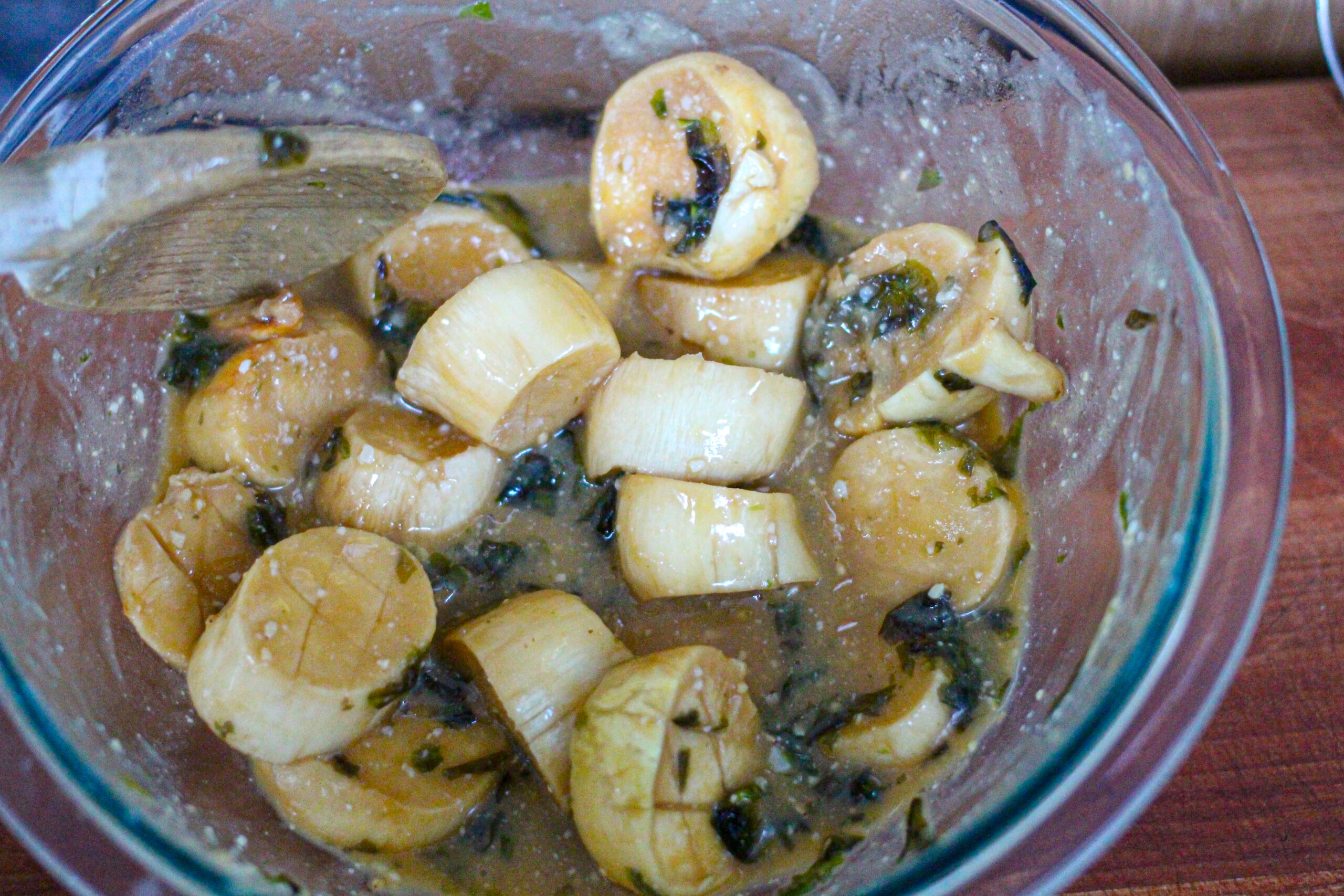 Vegan Mushroom Scallops by Susan Cooks Vegan