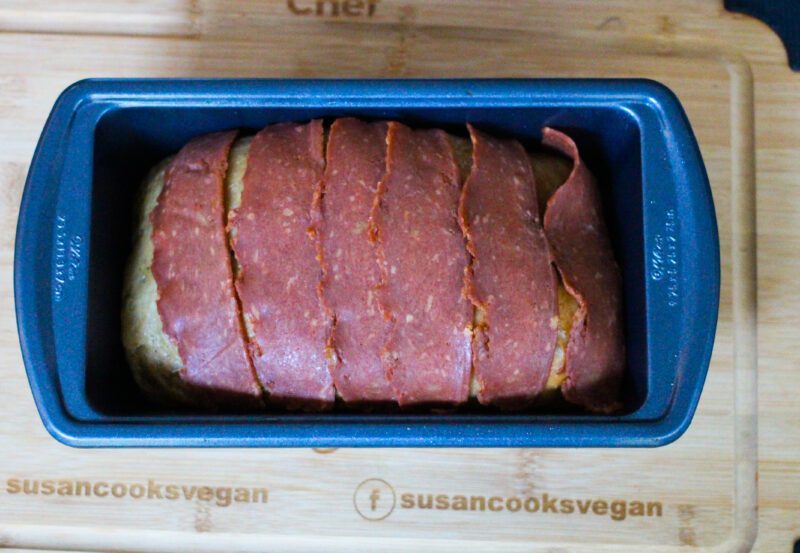 How To Make a Seitan "Turkey" Stuffing Roast - Susan Cooks Vegan